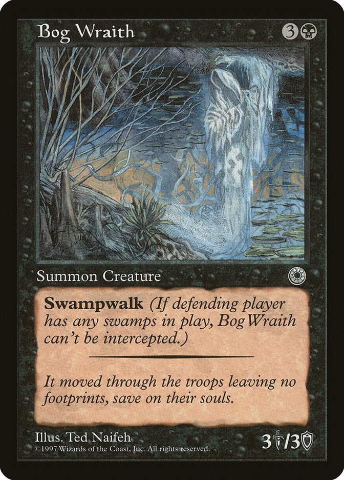 Bog Wraith - Portal - Magic: The Gathering
