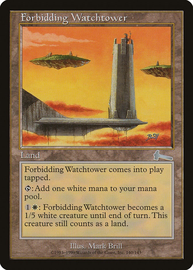 Forbidding Watchtower - Urza's Legacy - Magic: The Gathering