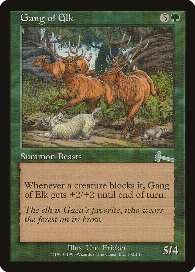 Gang of Elk - Urza's Legacy - Magic: The Gathering