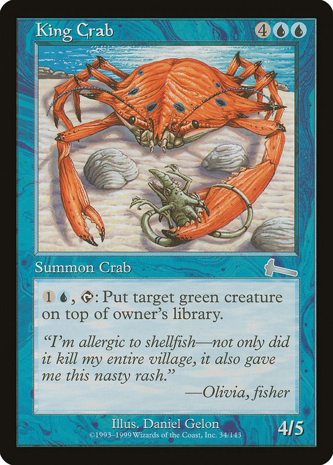 King Crab - Urza's Legacy - Magic: The Gathering