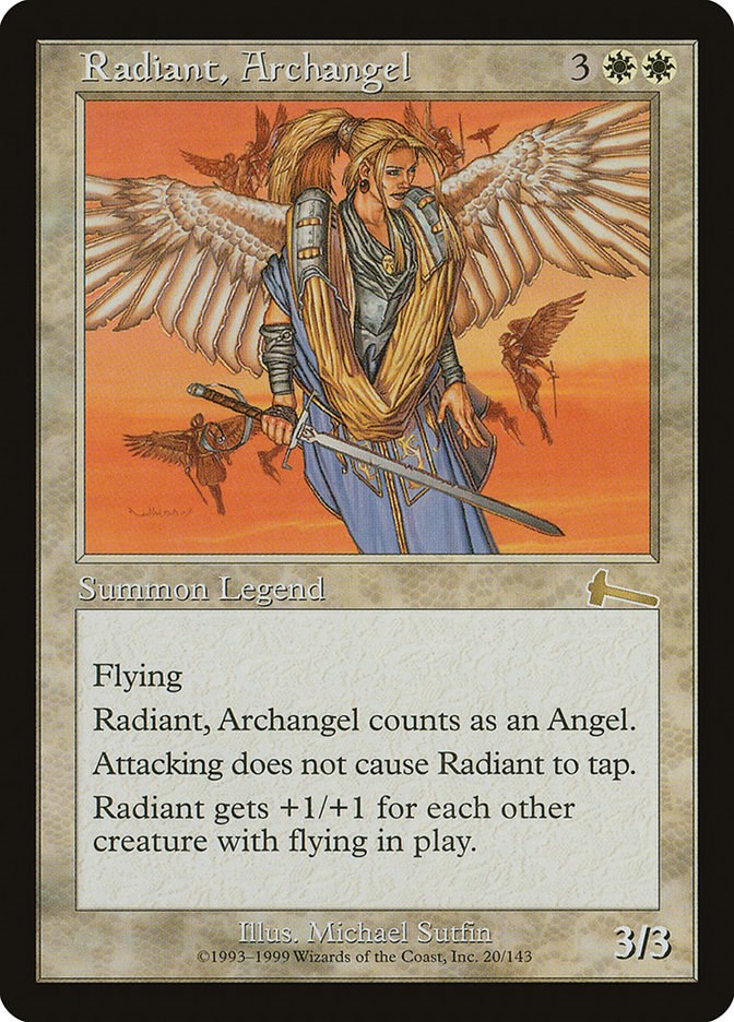 Radiant, Archangel - Urza's Legacy - Magic: The Gathering