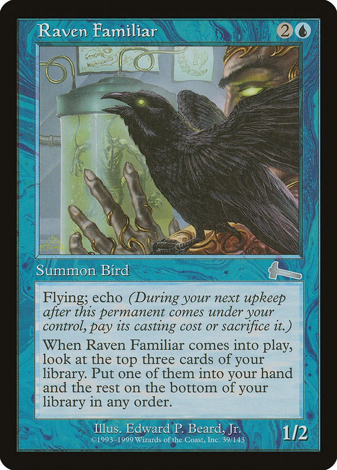 Raven Familiar - Urza's Legacy - Magic: The Gathering