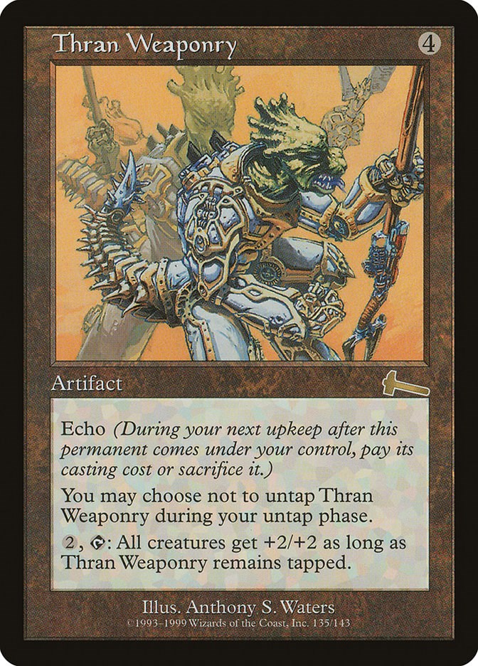 Thran Weaponry - Urza's Legacy - Magic: The Gathering