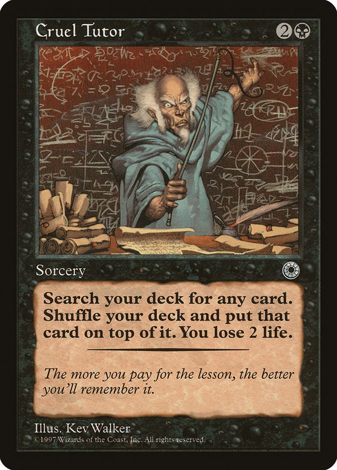 Cruel Tutor - Portal - Magic: The Gathering