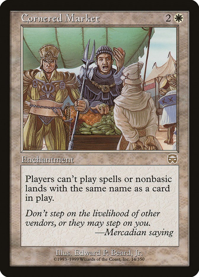 Cornered Market - Mercadian Masques - Magic: The Gathering