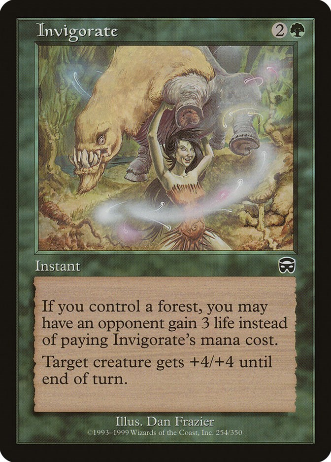 Invigorate - Mercadian Masques - Magic: The Gathering