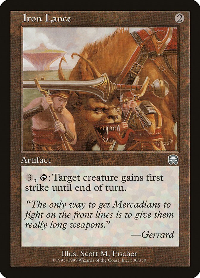 Iron Lance - Mercadian Masques - Magic: The Gathering