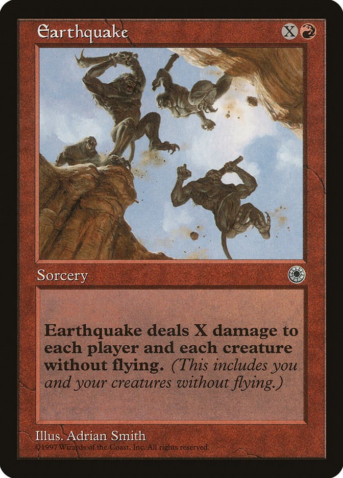 Earthquake - Portal - Magic: The Gathering
