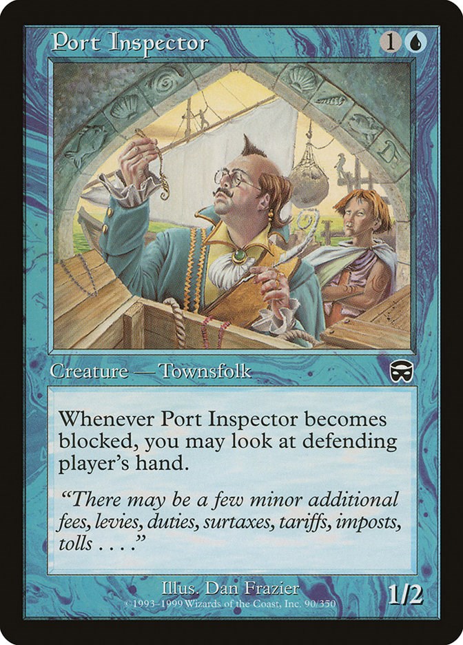 Port Inspector - Mercadian Masques - Magic: The Gathering
