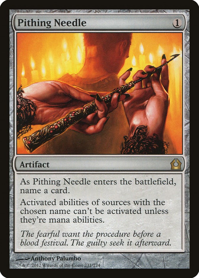 Pithing Needle - Return to Ravnica - Magic: The Gathering