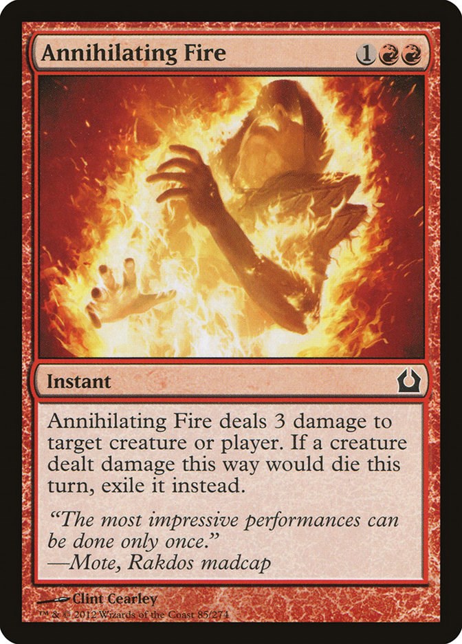Annihilating Fire - Return to Ravnica - Magic: The Gathering
