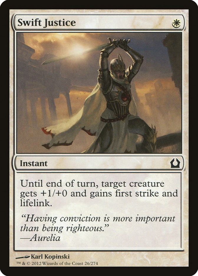 Swift Justice - Return to Ravnica - Magic: The Gathering