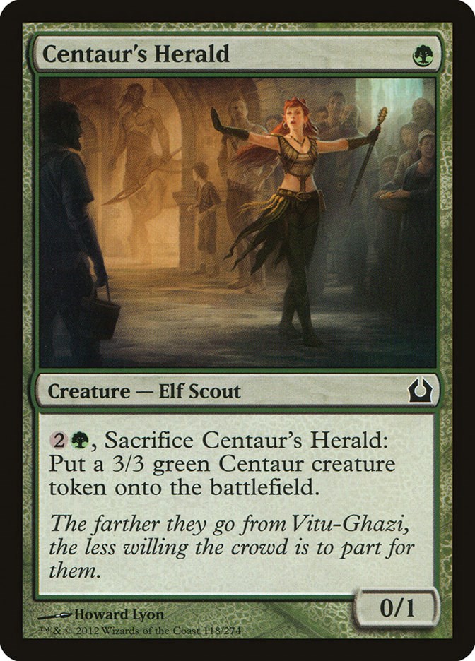 Centaur's Herald - Return to Ravnica - Magic: The Gathering