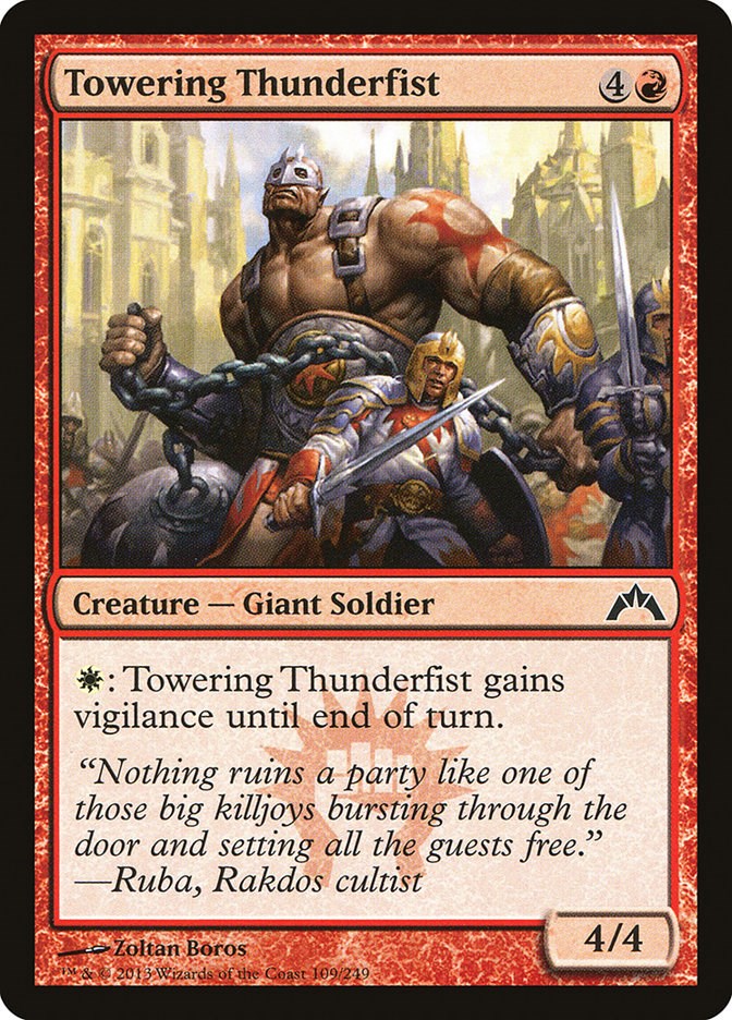 Towering Thunderfist - Gatecrash - Magic: The Gathering