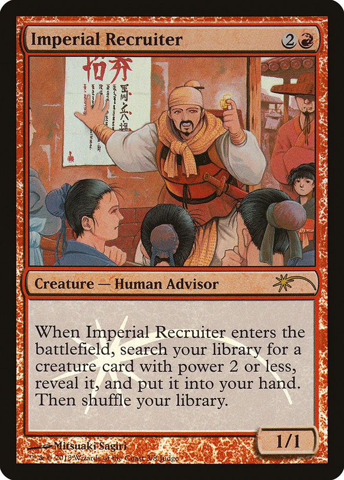 Imperial Recruiter - Judge Promos - Magic: The Gathering