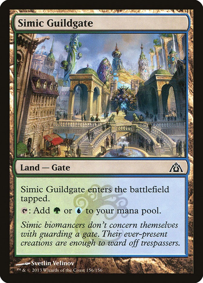 Simic Guildgate - Dragon's Maze - Magic: The Gathering