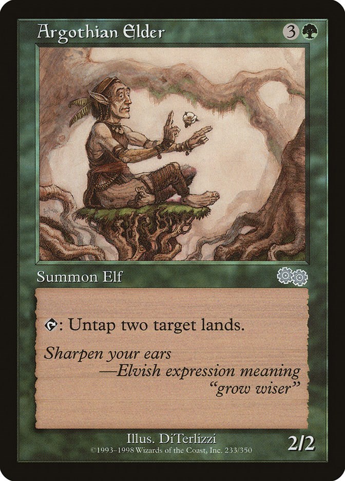 Argothian Elder - Urza's Saga - Magic: The Gathering