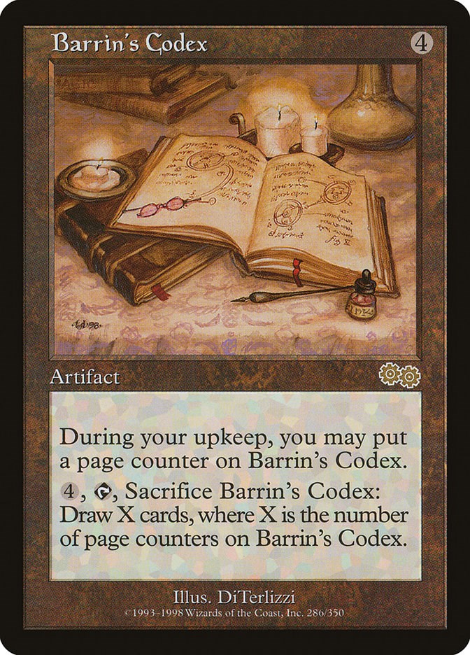 Barrin's Codex - Urza's Saga - Magic: The Gathering