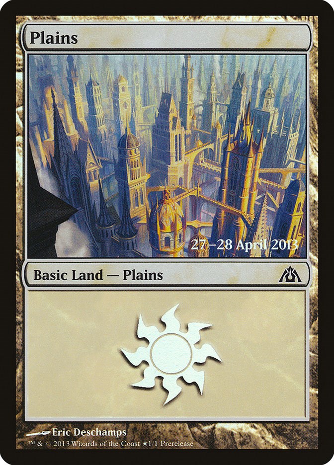 Plains (Dragon's Maze) - Prerelease Cards - Magic: The Gathering