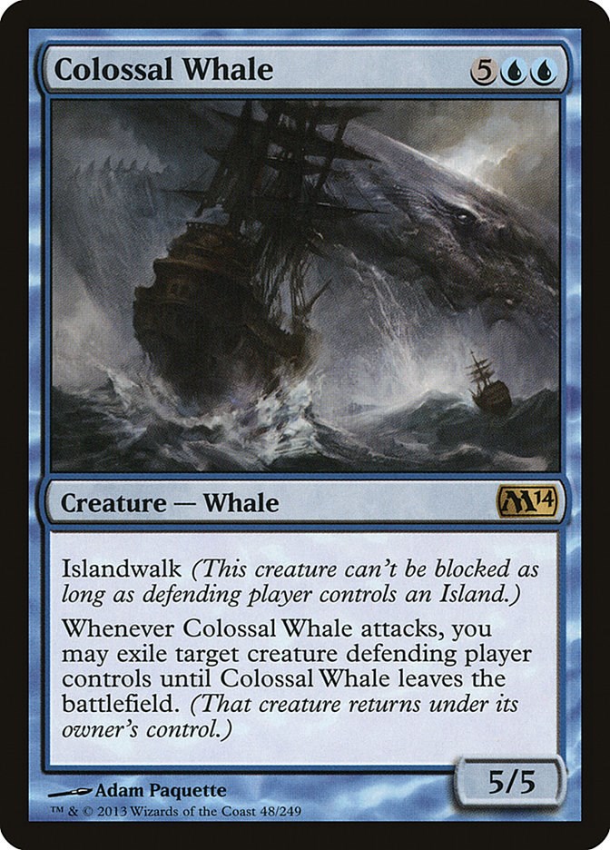 Colossal Whale - Magic 2014 (M14) - Magic: The Gathering