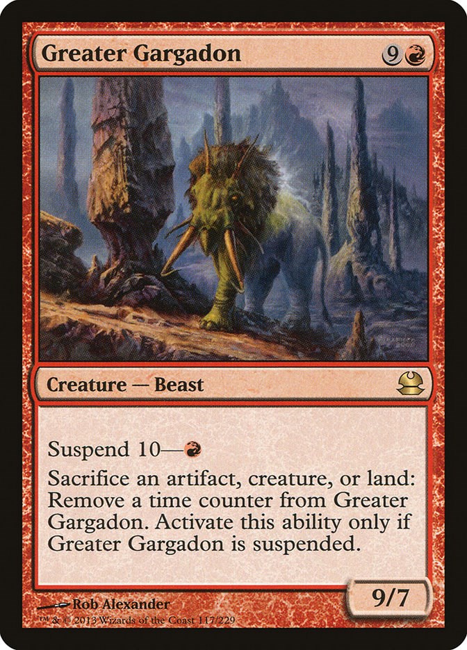 Greater Gargadon - Modern Masters - Magic: The Gathering