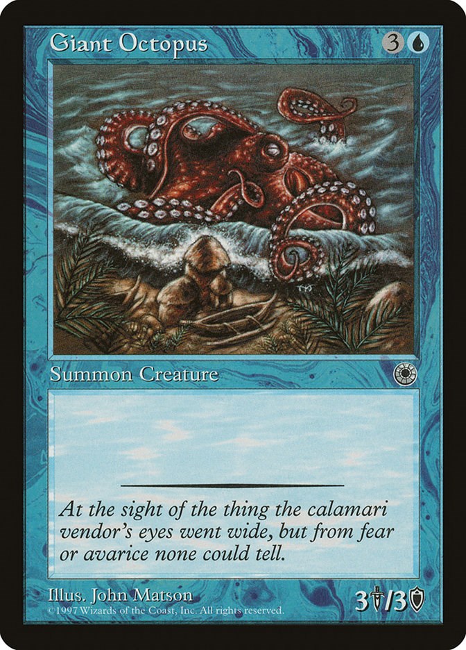 Giant Octopus - Portal - Magic: The Gathering