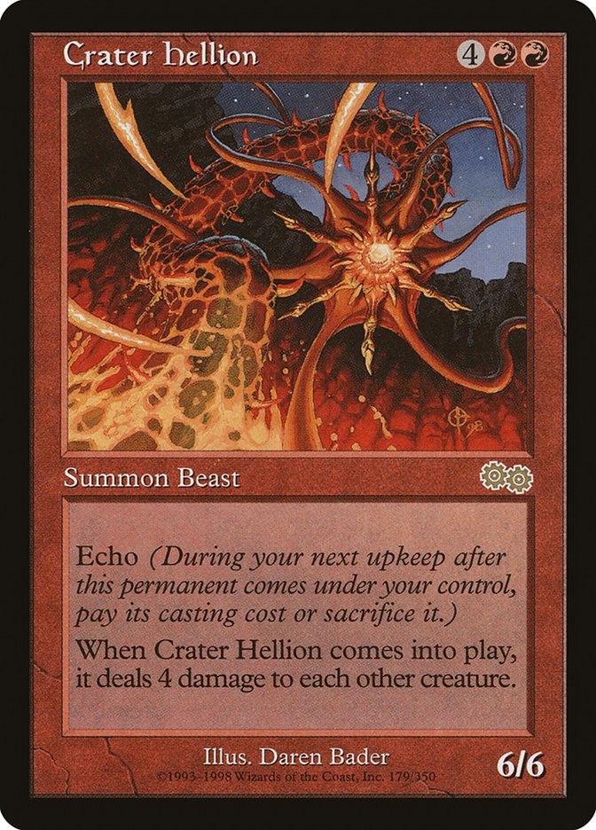 Crater Hellion - Urza's Saga - Magic: The Gathering