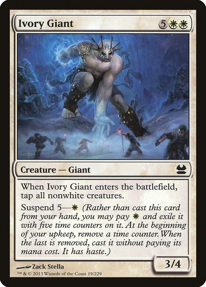 Ivory Giant - Modern Masters - Magic: The Gathering
