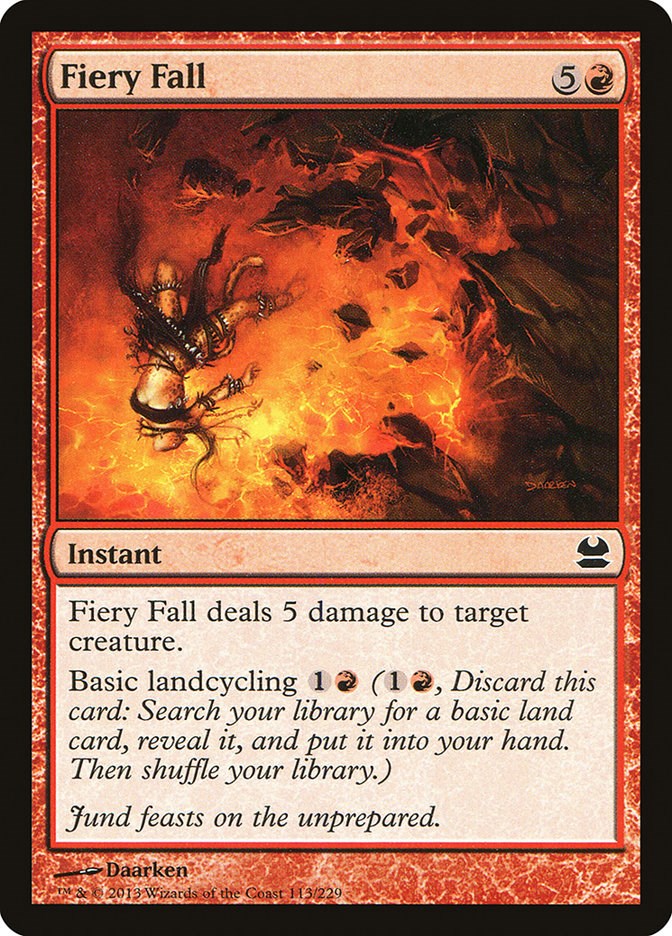 Fiery Fall - Modern Masters - Magic: The Gathering