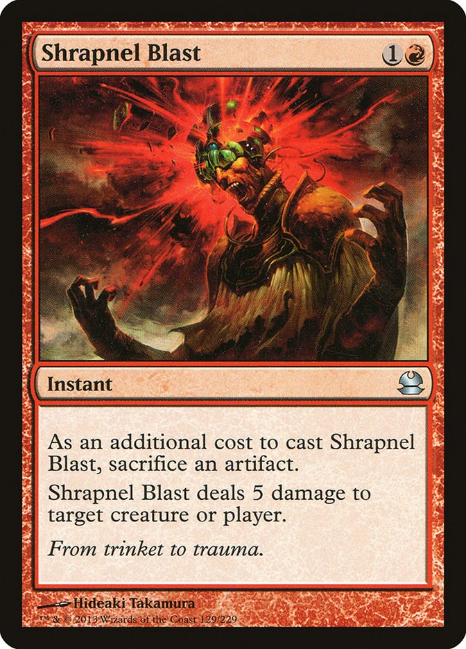 Shrapnel Blast - Modern Masters - Magic: The Gathering