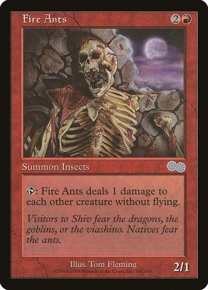 Fire Ants - Urza's Saga - Magic: The Gathering