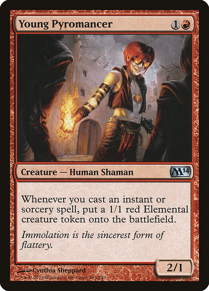 Young Pyromancer - Magic 2014 (M14) - Magic: The Gathering