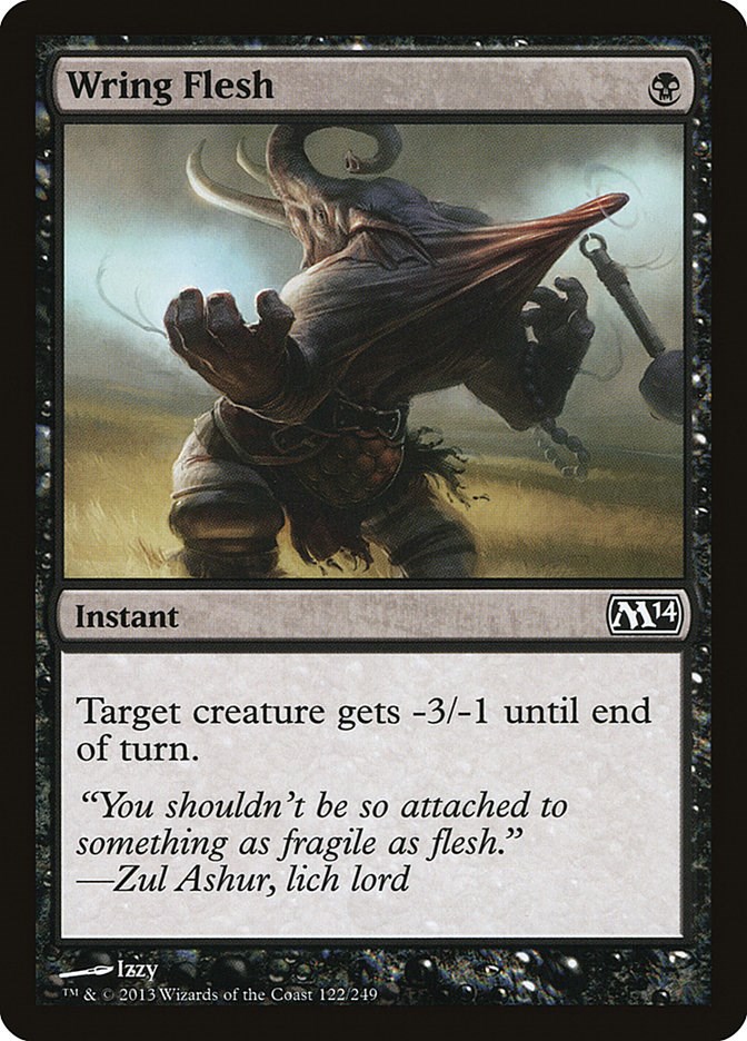 Wring Flesh - Magic 2014 (M14) - Magic: The Gathering