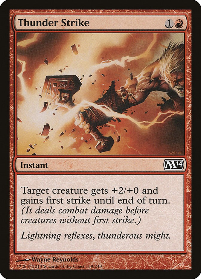 Thunder Strike - Magic 2014 (M14) - Magic: The Gathering