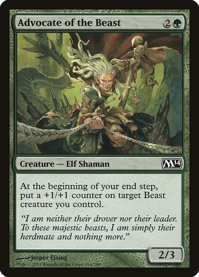 Advocate of the Beast - Magic 2014 (M14) - Magic: The Gathering