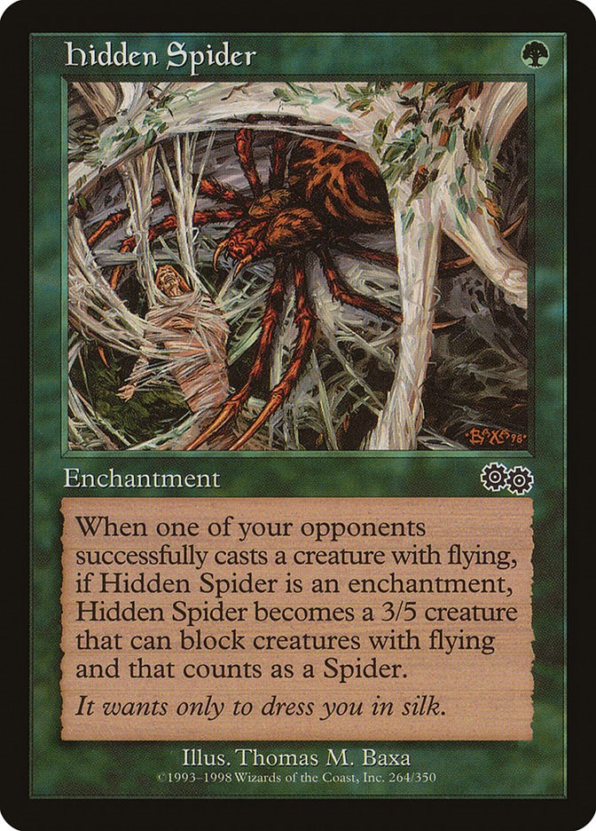 Hidden Spider - Urza's Saga - Magic: The Gathering