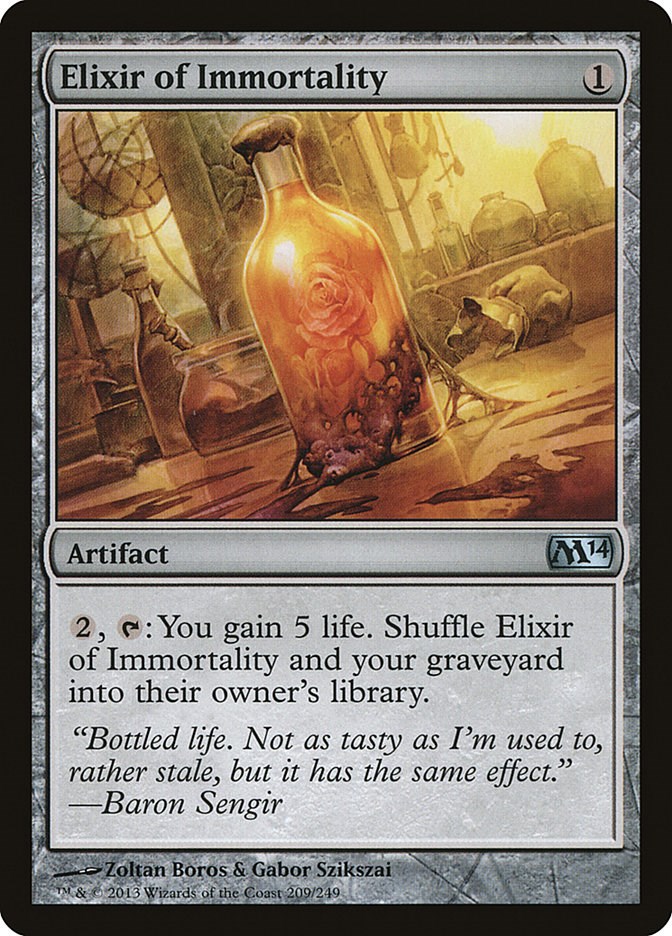 Elixir of Immortality - Magic 2014 (M14) - Magic: The Gathering