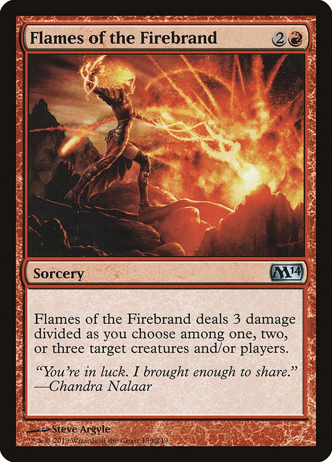 Flames of the Firebrand - Magic 2014 (M14) - Magic: The Gathering