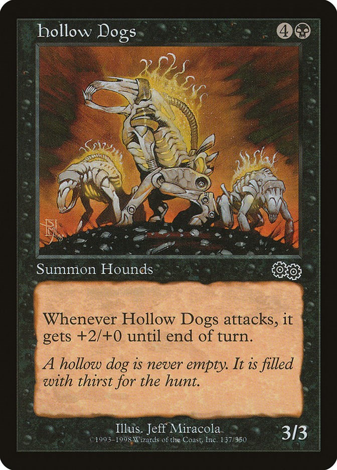 Hollow Dogs - Urza's Saga - Magic: The Gathering