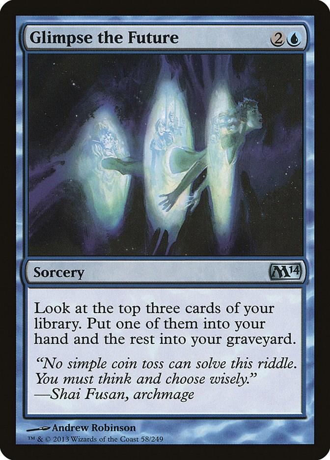 Glimpse the Future - Magic 2014 (M14) - Magic: The Gathering