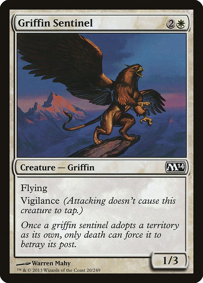 Griffin Sentinel - Magic 2014 (M14) - Magic: The Gathering