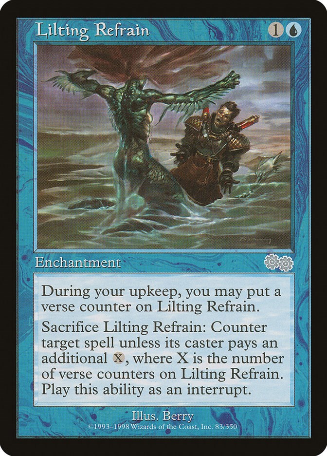 Lilting Refrain - Urza's Saga - Magic: The Gathering