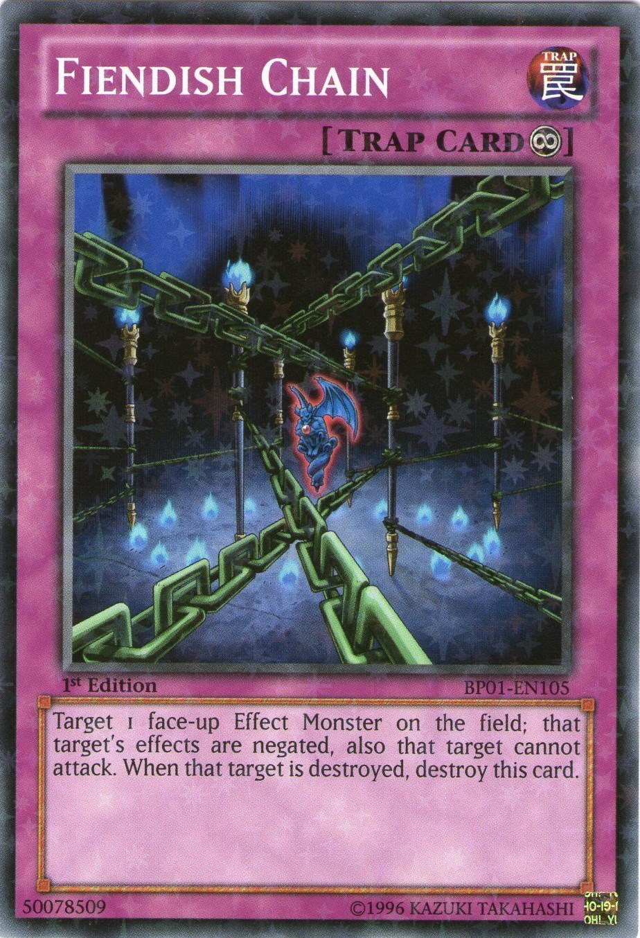 Fiendish Chain (Starfoil) - Battle Pack: Epic Dawn - YuGiOh