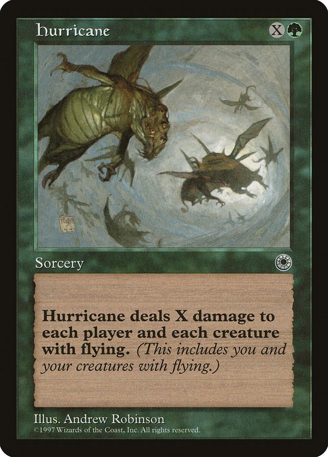 Hurricane - Portal - Magic: The Gathering