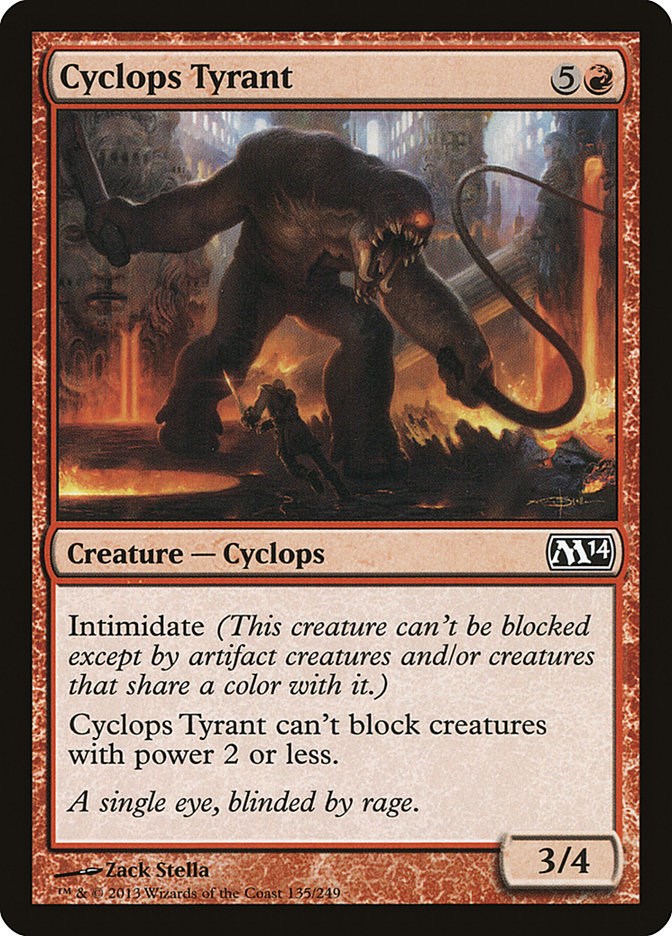 Cyclops Tyrant - Magic 2014 (M14) - Magic: The Gathering