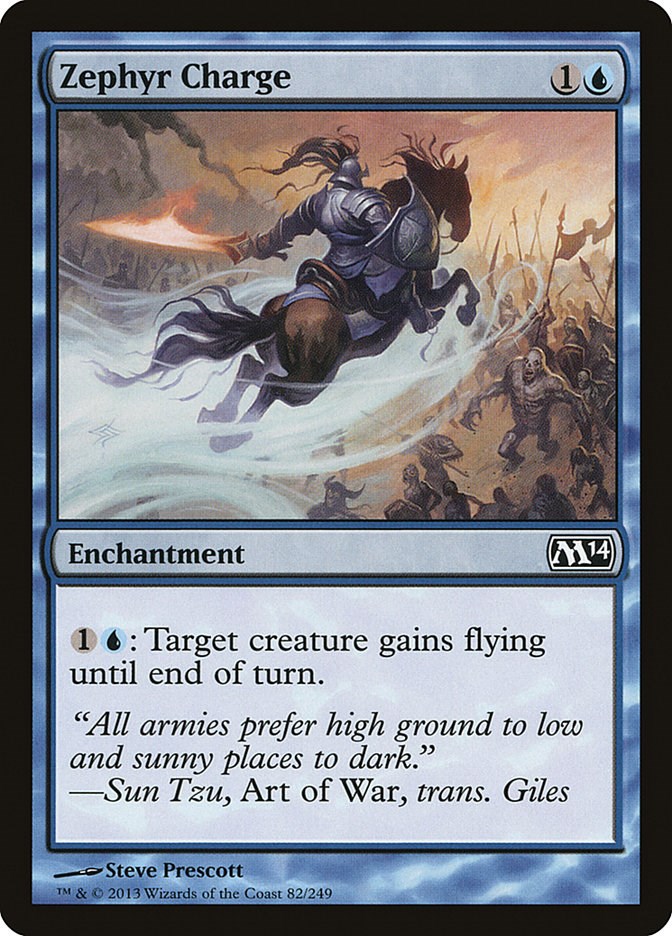 Zephyr Charge - Magic 2014 (M14) - Magic: The Gathering
