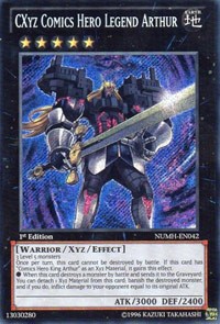 CXyz Comics Hero Legend Arthur - Number Hunters - YuGiOh