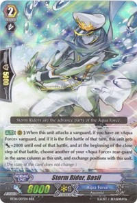 Storm Rider, Basil - Blue Storm Armada - Cardfight Vanguard