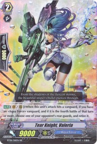 Tear Knight, Valeria - Blue Storm Armada - Cardfight Vanguard