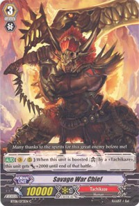 Savage War Chief - Blue Storm Armada - Cardfight Vanguard